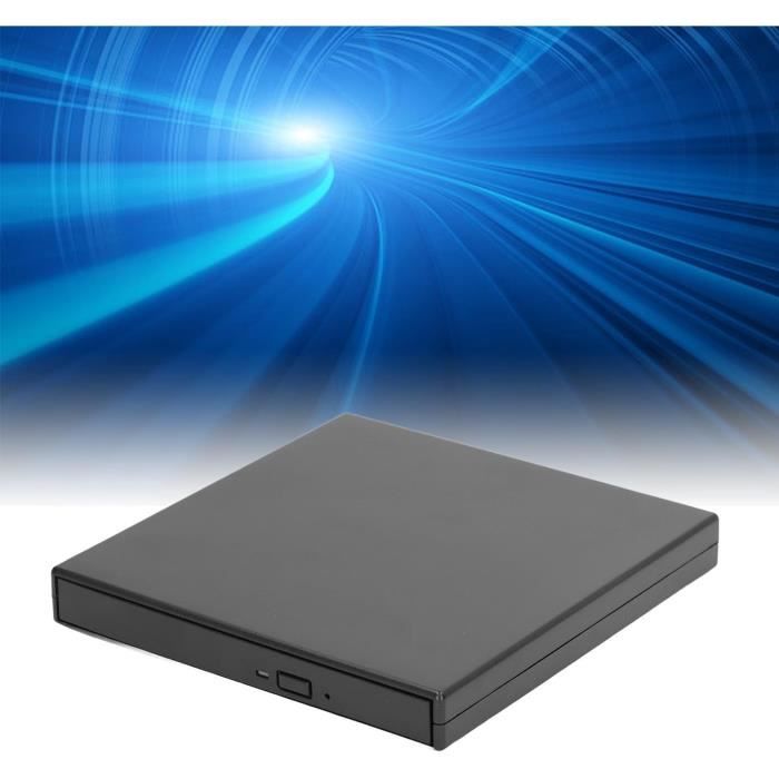 Lecteur de Disque Optique, Graveur de CD DVD Externe Portable USB 2.0 ...