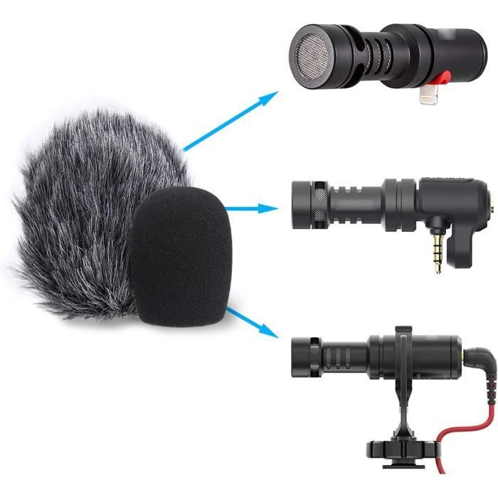 Bonnette Pare-Br , Anti Vent Bonnet Fourrure Et Filtre Anti Pop Mousse ...