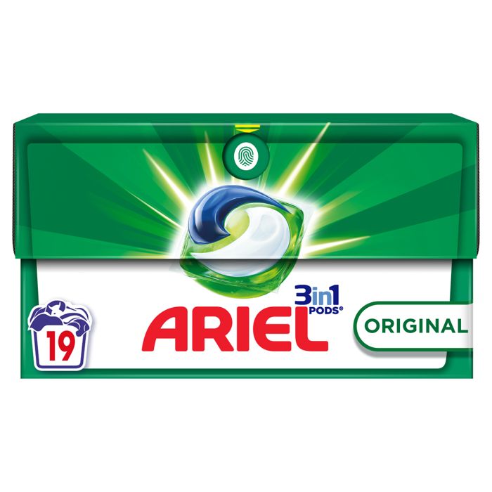 4x19 Pods Original, Lessive En Capsules Ariel - Cdiscount Electroménager