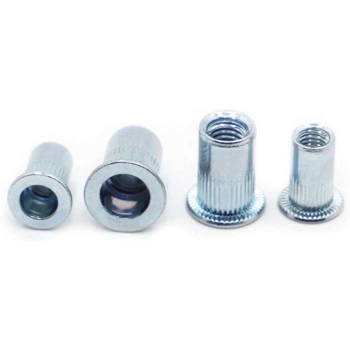 Ecrou de Rivet M3 M4 M5 M6 M8 M10 M12 Rivet écrous Outils Bleu Et Blanc ...