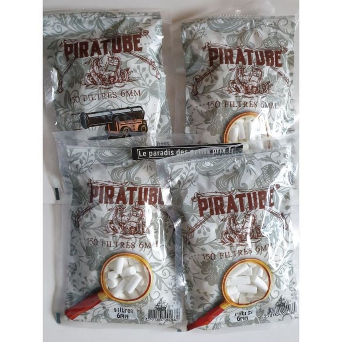 Filtres à cigarettes ,600 filtres a rouler ,5 paquets de 120 filtres ...