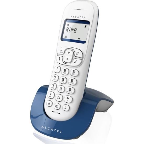 Alcatel C250 Bleu Solo - Cdiscount Téléphonie