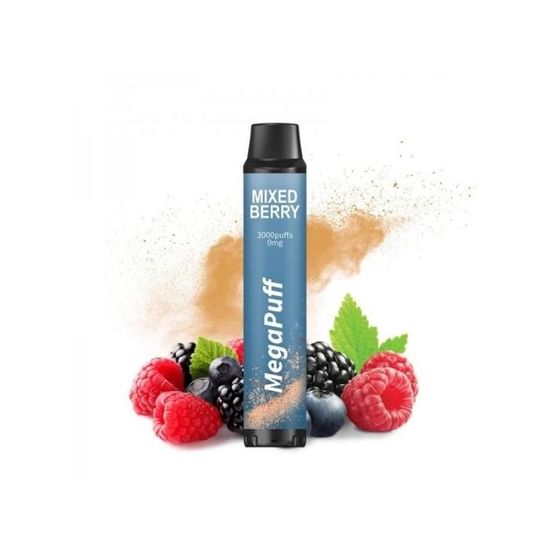 MegaPuff - 2x Kit MegaPuff 3000 Mixed Berry - (Sans nicotine ni tabac ...