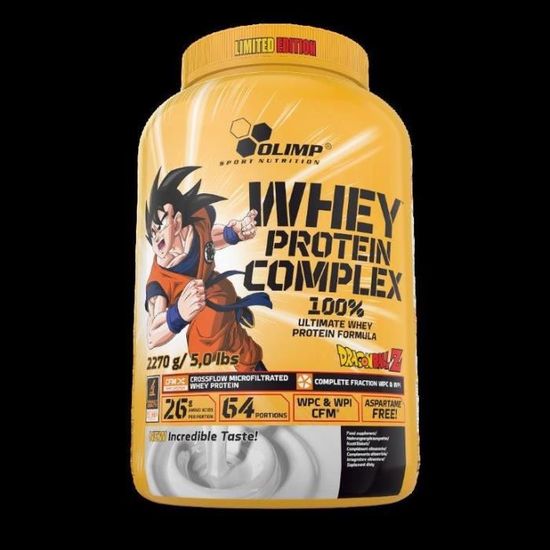 WHEY PROTEIN COMPLEX 100% LIMITED EDITION DRAGON BALL - Cdiscount Sport