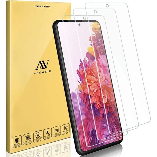 [3 Pack] Verre Trempé Samsung Galaxy S20 Fe 6 5 Film Protection En