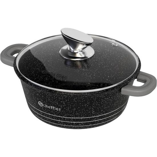Topf Marmite 28 Cm 6 L Avec Couvercle En Verre, Casserole Avec ...