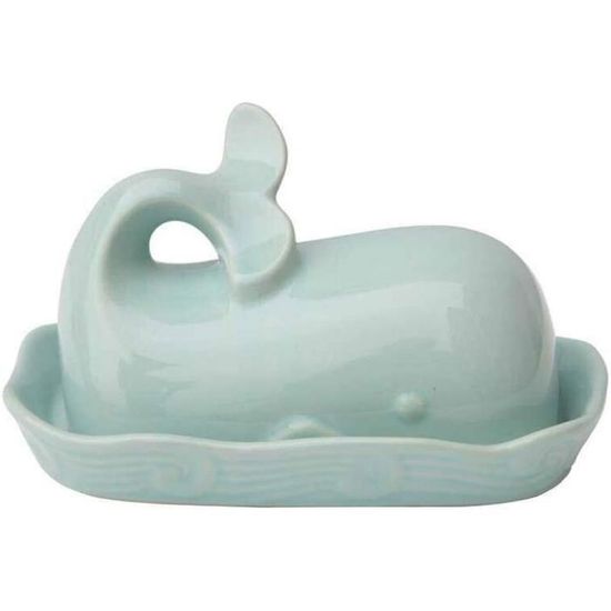 Beurrier Fun en Forme de Baleine Beurrier, Mignon Porcelaine Beurrier ...