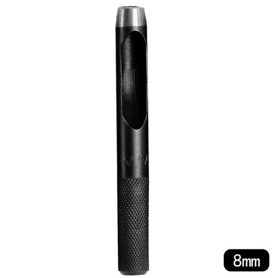 POINCON,8mm--LMDZ poinçon de trou de cuir rond en acier, poinçon de ...