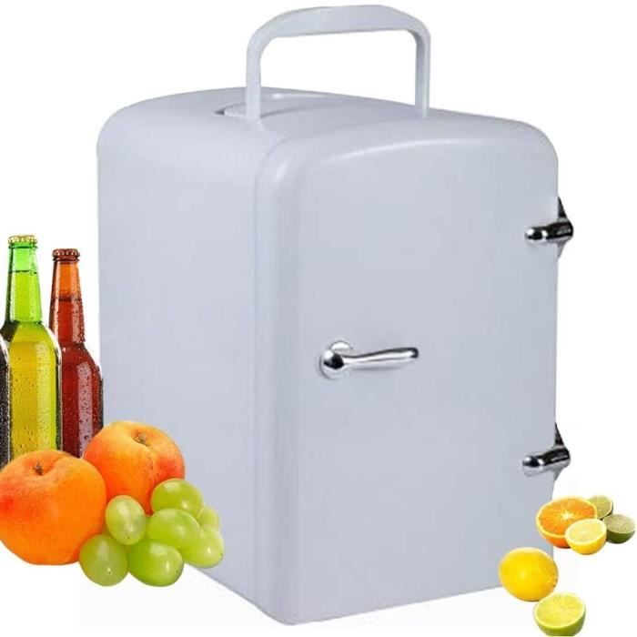 Mini réfrigérateur 4l mini frigo de chambre ac dc 12v congelateur de ...