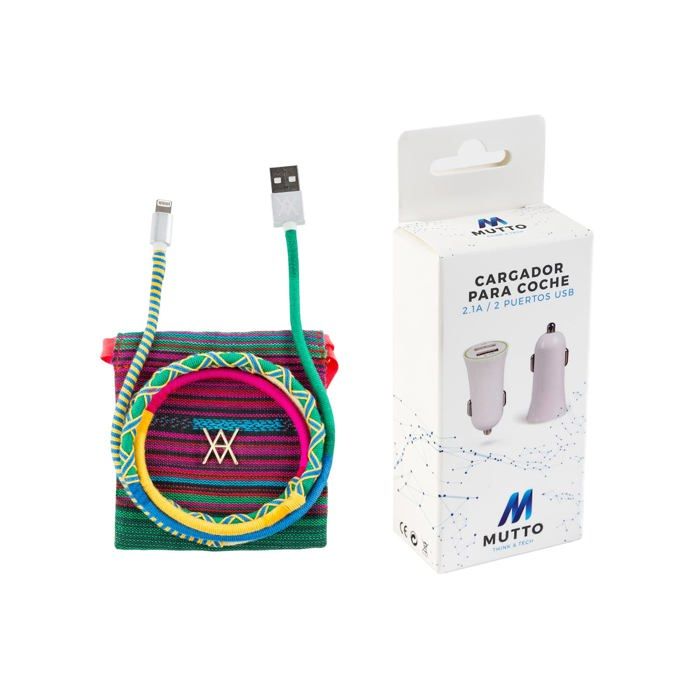 Mutto - BUNDLE356 - Pack Chargeur de Voiture USB, [Port Double QC3.0] 5 ...