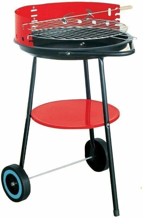 Barbecue Rond Pliable Noir De 43,2 Cm, Pour Camping, Terrasse, Fête ...