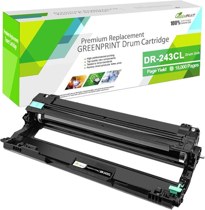 Dr-243Cl Dr243Cl Tambour Cartouche De Tambour Compatible 18000 Pages Pour Brother Hl-L3210Cw ...