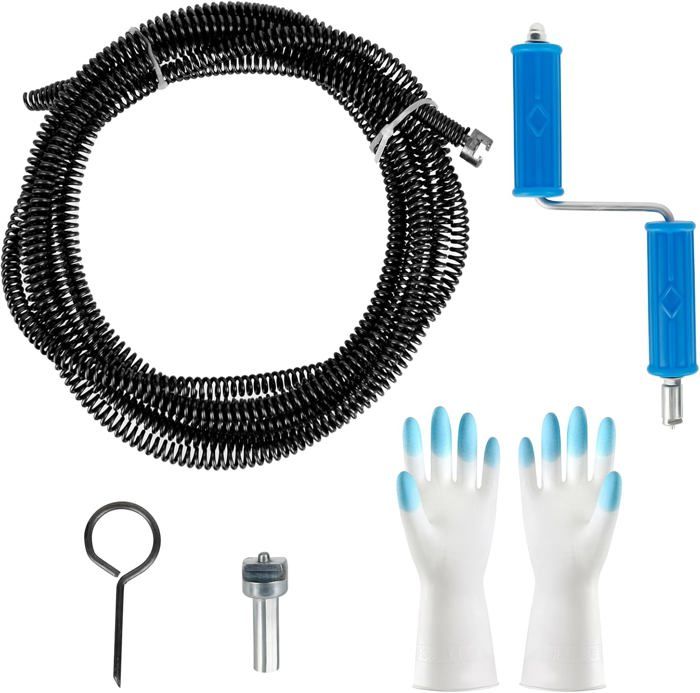 Furet Deboucheur Canalisation 5M, Ø10Mm Deboucheur Wc En Spirale Avec ...