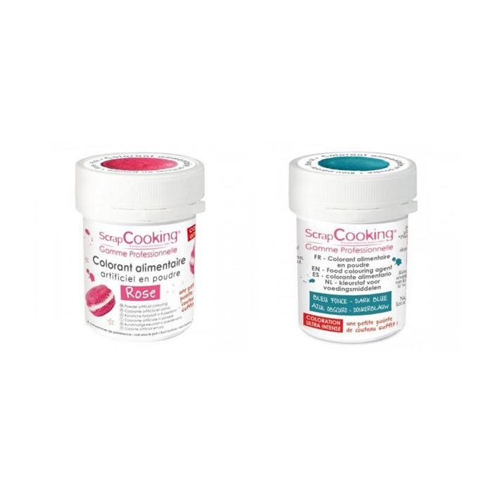 2 colorants alimentaires en poudre - rose-bleu foncé - Cdiscount Au ...