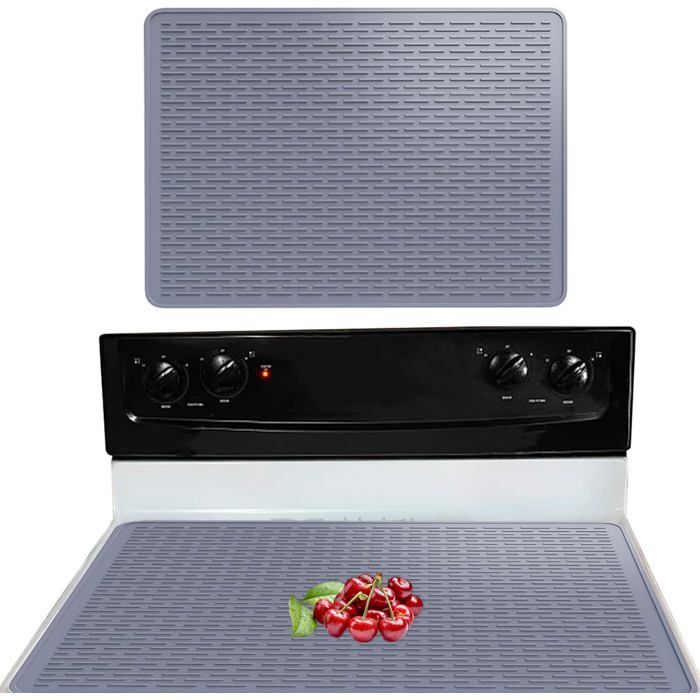 Tapis de Protection Plaque Induction,71x50cm Tapis pour Plaques à ...
