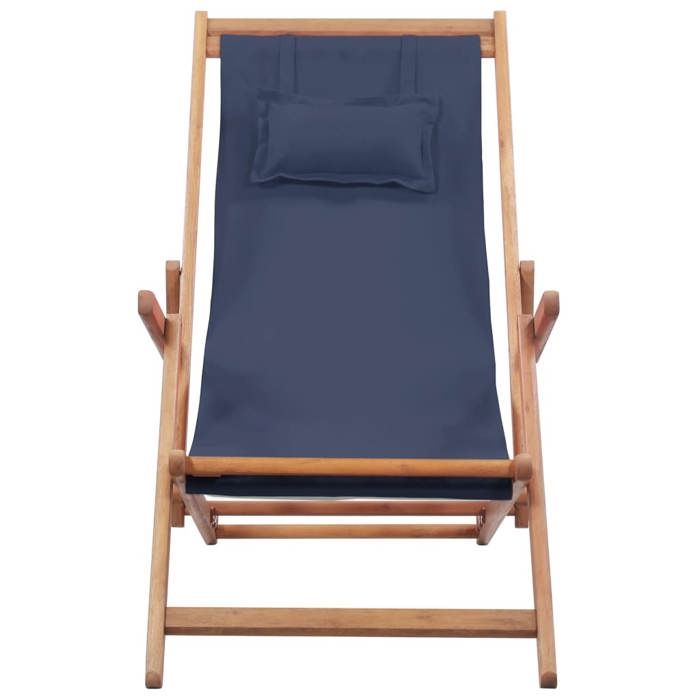 "Rebais"Chaise pliable de plage - Transat jardin - Siège avec ...