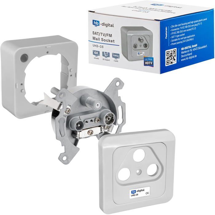 Prise d’antenne triple connexion KAL HB-DVBT, accessoire de ...