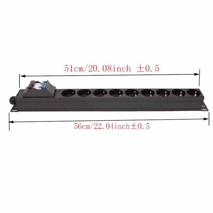 9 Prise-32A 8000W--Prise multiprise UE T1 en alliage d'aluminium ...