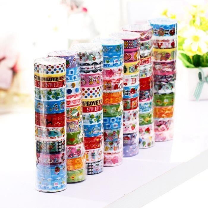 Ruban adhésif - ANAWAKIA - Lot de 20 rouleaux - 10 mm de largeur - 3 m ...