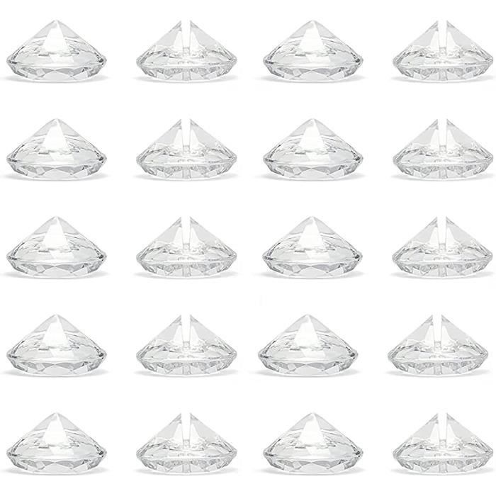 Porte Carte Table Mariage, Lot de 20 Porte-Numéros de Table en Forme de ...