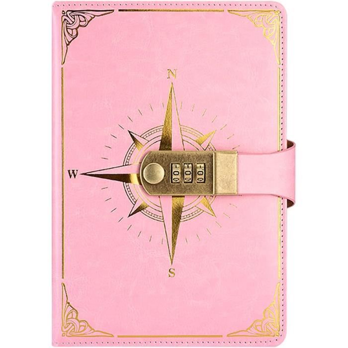 Carnet De Notes Avec Serrure À Combinaison, Journal Intime Avec Code ...