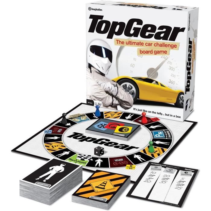 Jeu de plateau Top Gear - Version anglaise - 2 à 4 joueurs - Cdiscount ...