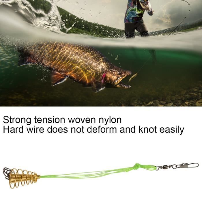 LIA 4 pcs Appâts de pêche à la carpe anti-pendaison Amorce de poisson ...