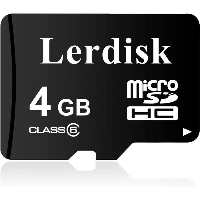 Carte Micro SD 128 Mo, 256 Mo, 512 Mo, 1 Go, 2 Go, 4 Go, 8 Go, 16 Go ...