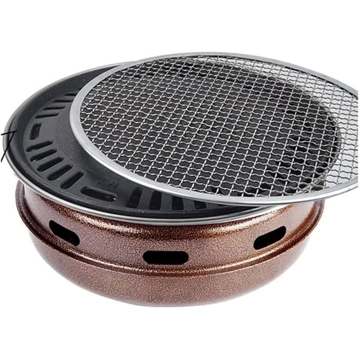 Barbecue extérieur Barbecue Ronde de Voyage Portable en Acier ...