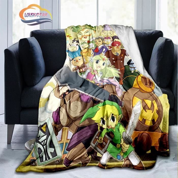 FLR-20606 Fashion Cartoon Zelda Series Wool Blanket Cashmere Blanket ...