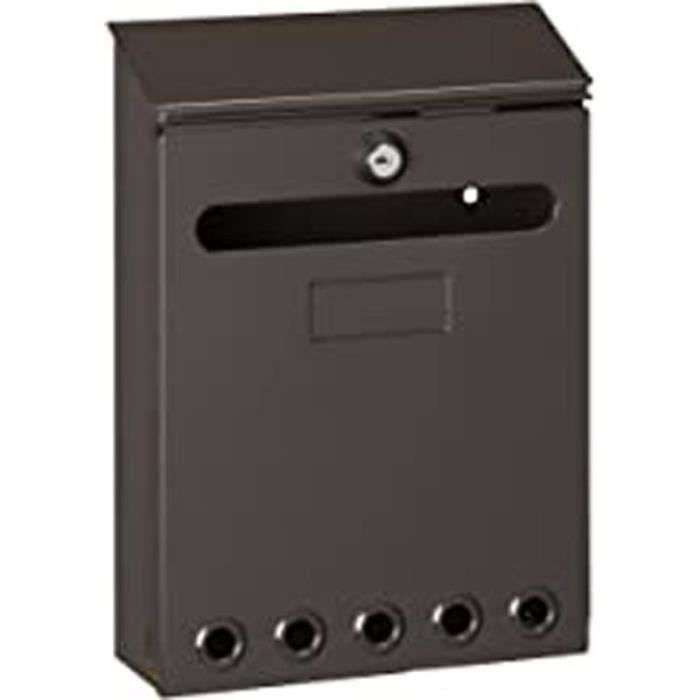 BOITE AUX LETTRES 111142 Boîte Aux Lettres Missive Brun Satiné ...