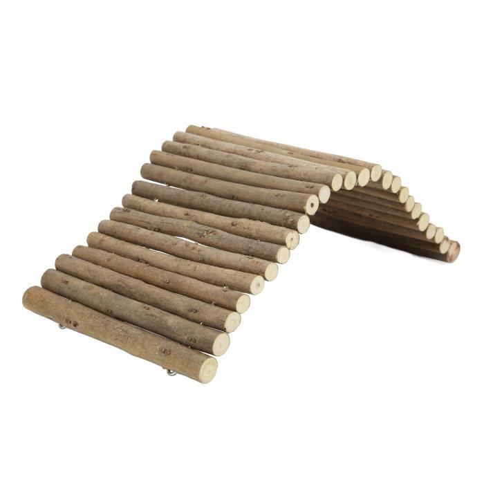 Cuque pont pour petits animaux Pont en bois pour hamster petit animal ...