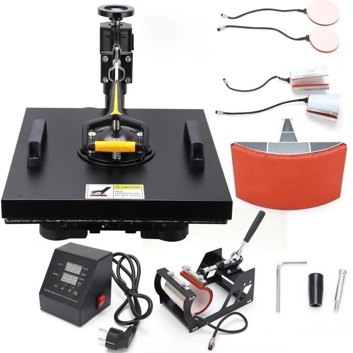 Duokon Machine de presse à chaud pour t-shirts numériques Imprimante de machine de transfert de ...