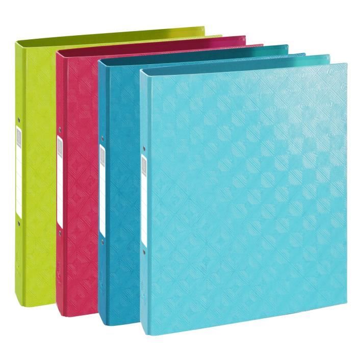 10 Classeur rigide 2 anneaux 30mm 1928 - A4 - Couleurs assorties ...