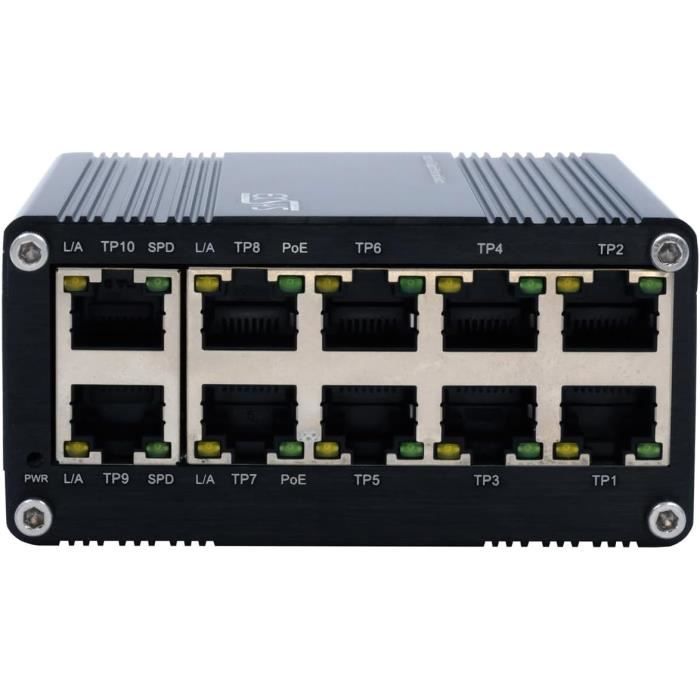 Switch Ethernet - GENERIC - EX-62025PoE - 10 Ports Gigabit - PoE ...