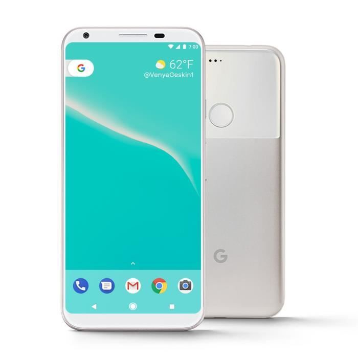 Smartphone Google Pixel 2 4G LTE avec appareil photo 12.2MP-64Go Blanc ...