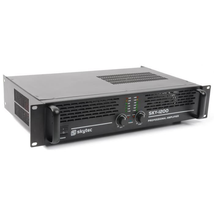 Amplificateur - SKYTEC - Vonyx VXA-1200 - 2x600W - 1200W - Protection de sortie - Cdiscount TV ...