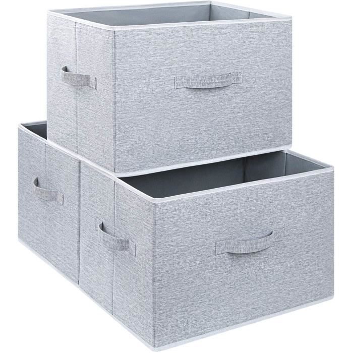DIMJ Boite Rangement, Lot de 3 Cube de Rangement Ouvertes Pliables ...
