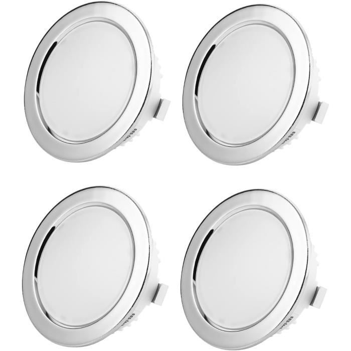 Spots Encastrables - Ultraplats - Mini - Led - 3,5 W - 12 V - Ip44 - Pour Meubles, Salle De ...