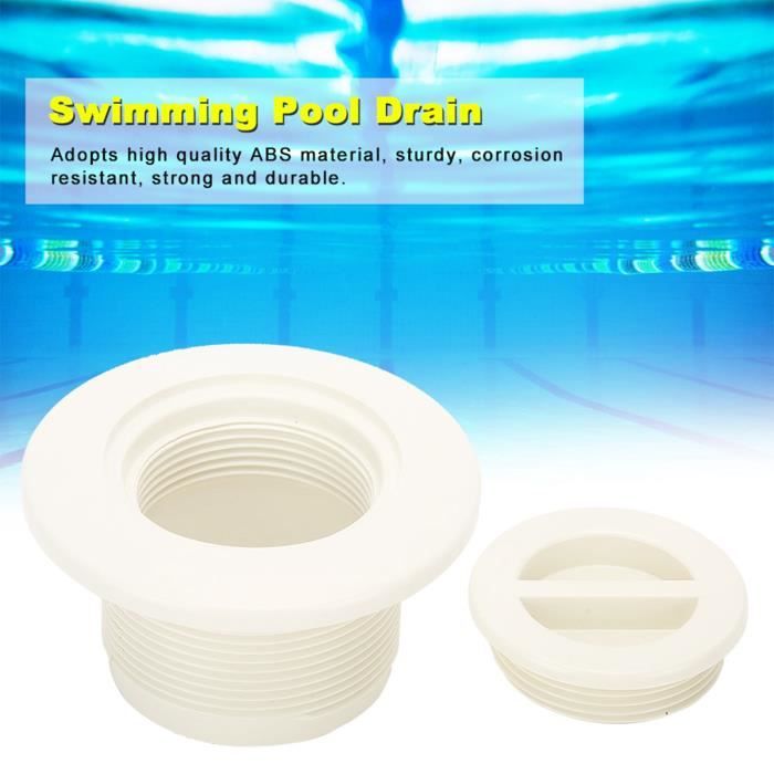 VGEBY Drain de piscine G2 DN50 Round Swimming Pool Main Drain Cover ABS ...