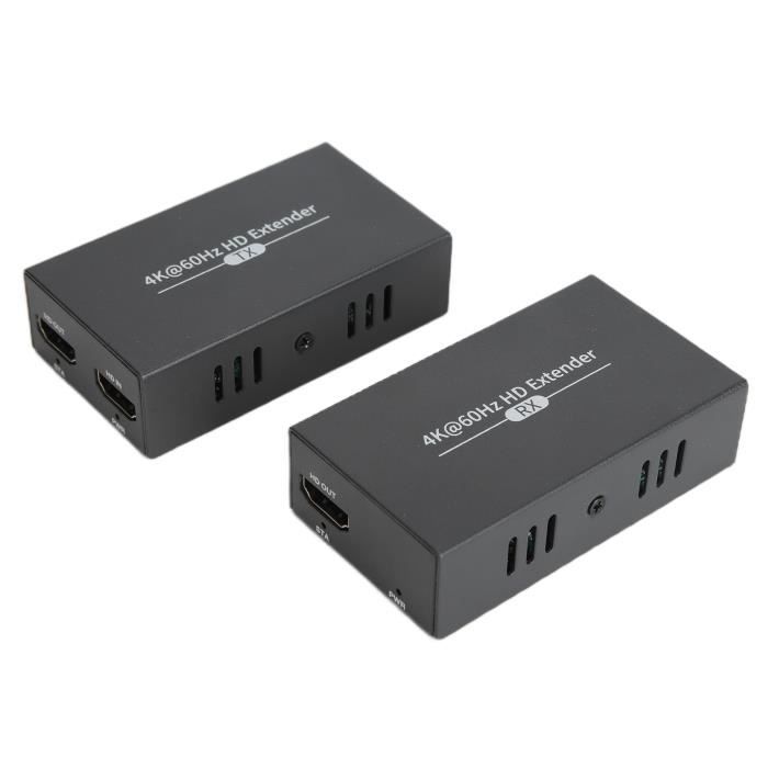 LIG Extendeur d'interface multimédia HD HT239 50m 4K et 60Hz HDMI2.0 ...