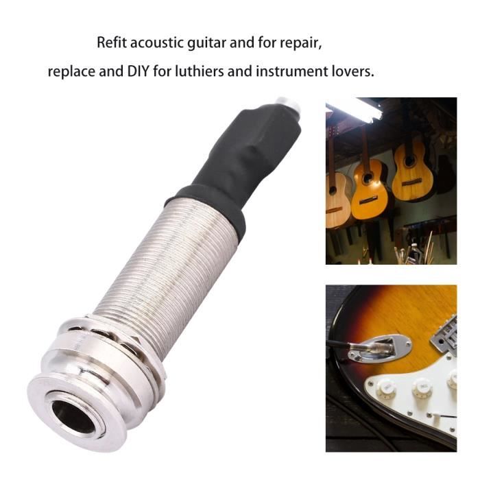 1 / 4 "(6.35mm) sortie 2.5mm input borne Jack pour guitare acoustique ...