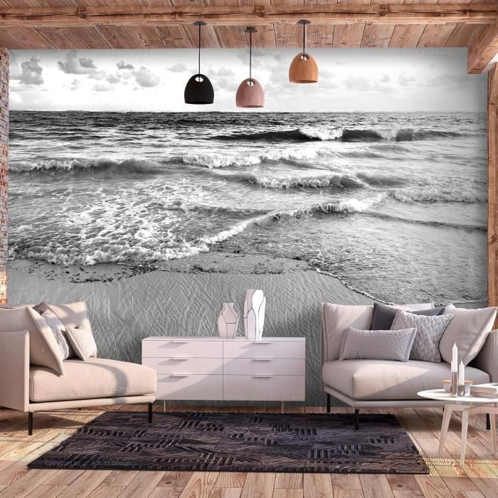 Papier Peint Adhésif Plage Mer 147X105 Cm Mural Décoration Feuille ...