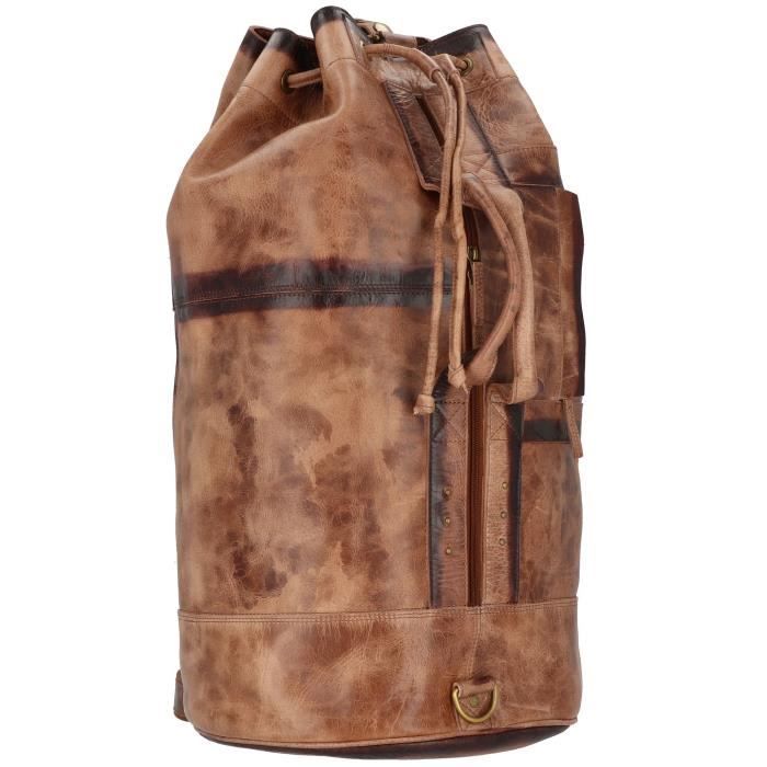 Greenland Nature Mascu & Line Sac de voyage en cuir 66 cm 4002-braun braun