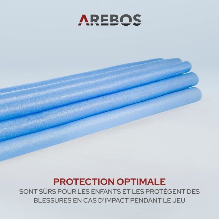 Kit Complet de Barres de Filet 8 pièces Barres de Filet pour Trampoline ...