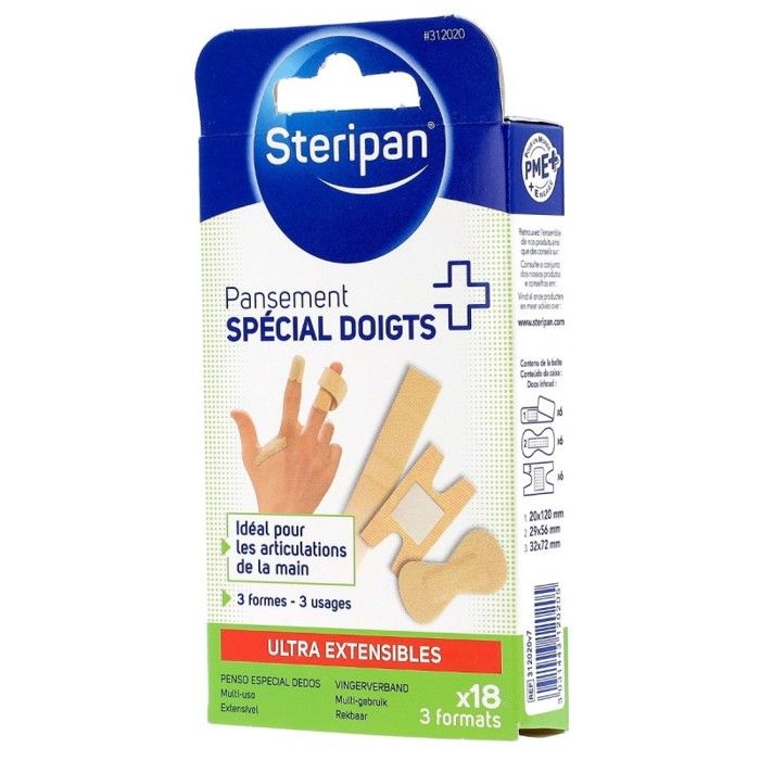 Pansement Spécial Doigts - Steripan - Idéal Pour Les Articulations De ...