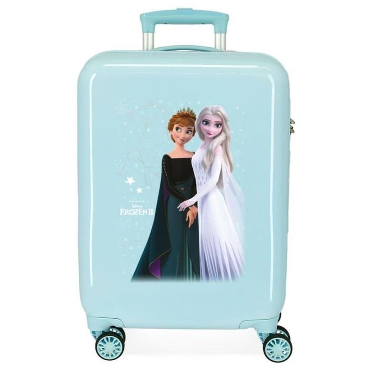 Disney Frozen Frosted Light Valise de Cabine Bleue 38 x 55 x 20 cm