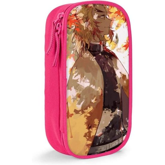 Étui à stylo Rengoku Kyoujurou Demon Slayer Rose - Cuir - 5x10.5x21cm ...