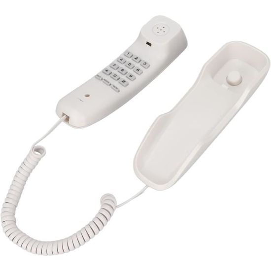 Téléphone Filaire, Téléphone Mural Prenant En Charge La Fonction De ...