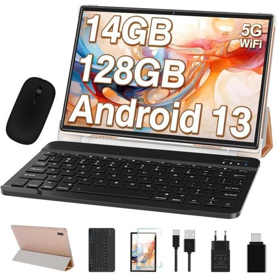 Android 13 Tablet 10 Pulgadas,14Gb Ram+128Gb Rom(Tf 1Tb),Octa-Core 2 ...